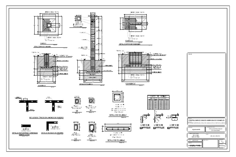 8.DETALLES ESTRUCTURALES | PDF | Plantas
