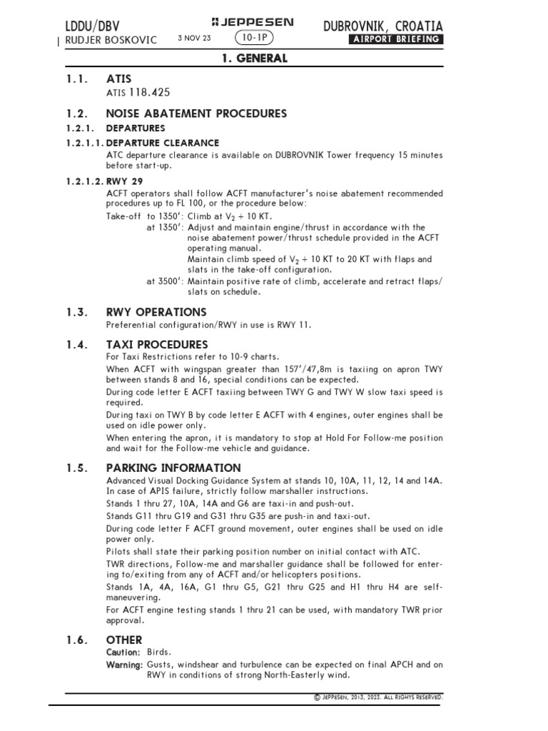 LDDU Dubrovnik | PDF | Air Traffic Control | Aviation