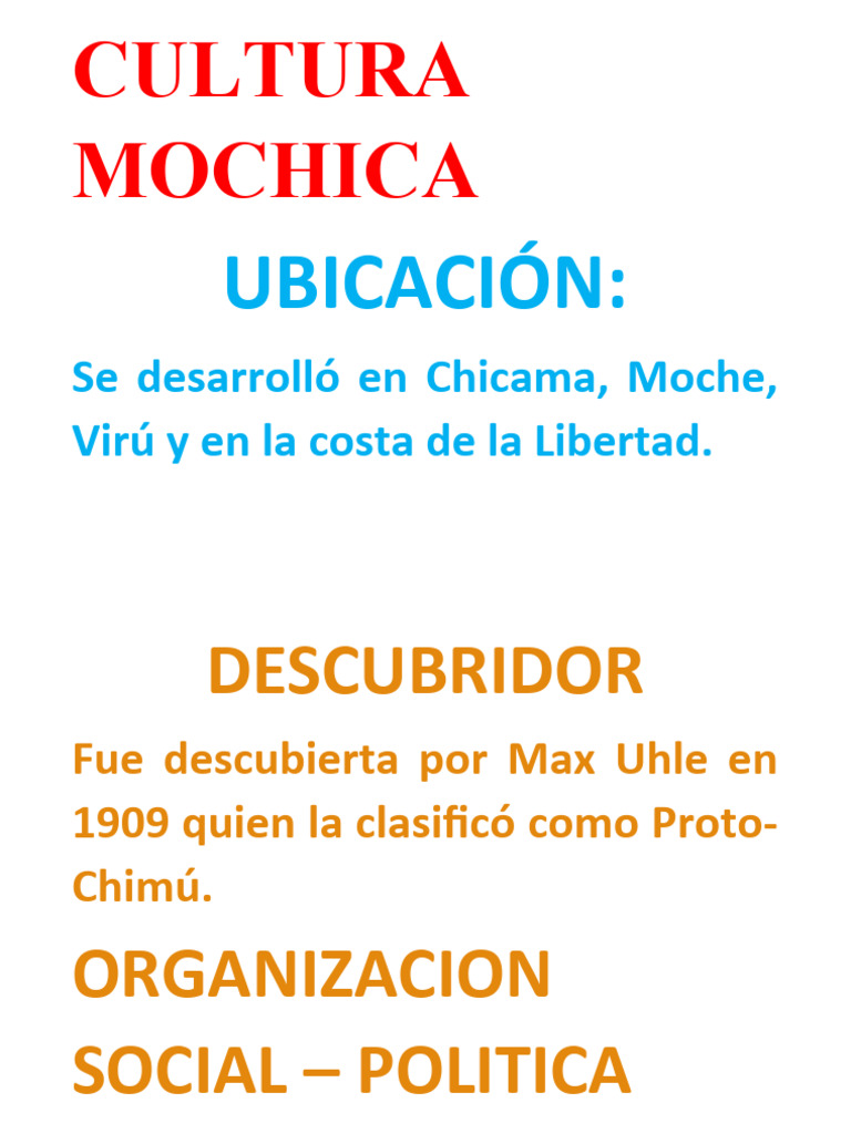 Cultura Mochica | PDF