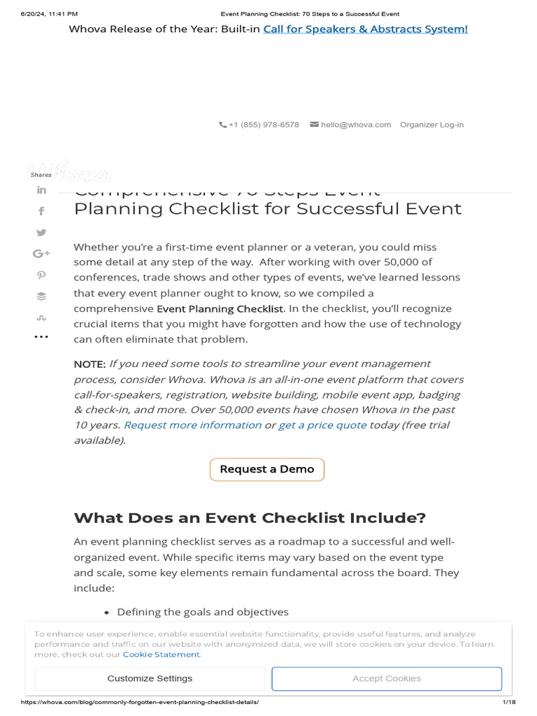 Event Planning Checklist_ 70 Steps to a Successful Event | Download ...
