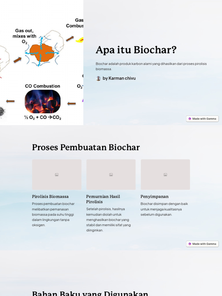 Pembuatan Biochar | PDF | Sains & Matematika | Teknologi & Rekayasa