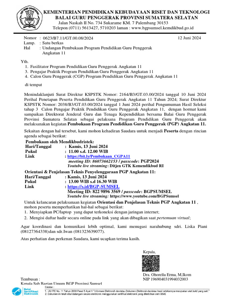 _SURAT PEMBUKAAN PGP A11 (1) | PDF