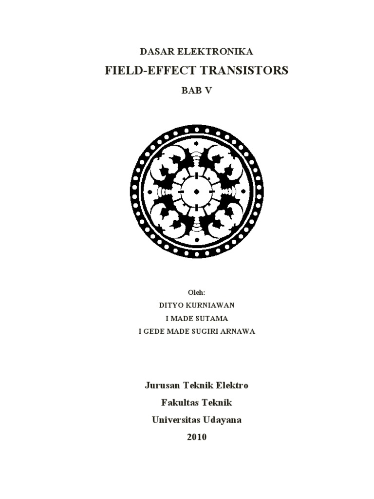 Field Effect Transistors | PDF