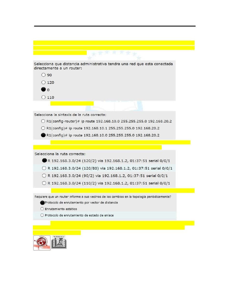 Examen de Redes 2 2dobim | PDF