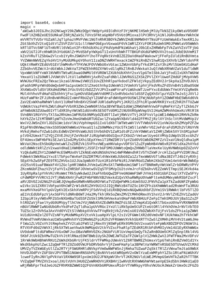 Base64 Encoding and Decoding in Python | PDF | Teaching Methods & Materials | Computers
