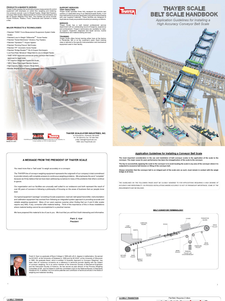 Thayer-Belt-Scale-Handbook | Download Free PDF | Belt (Mechanical)