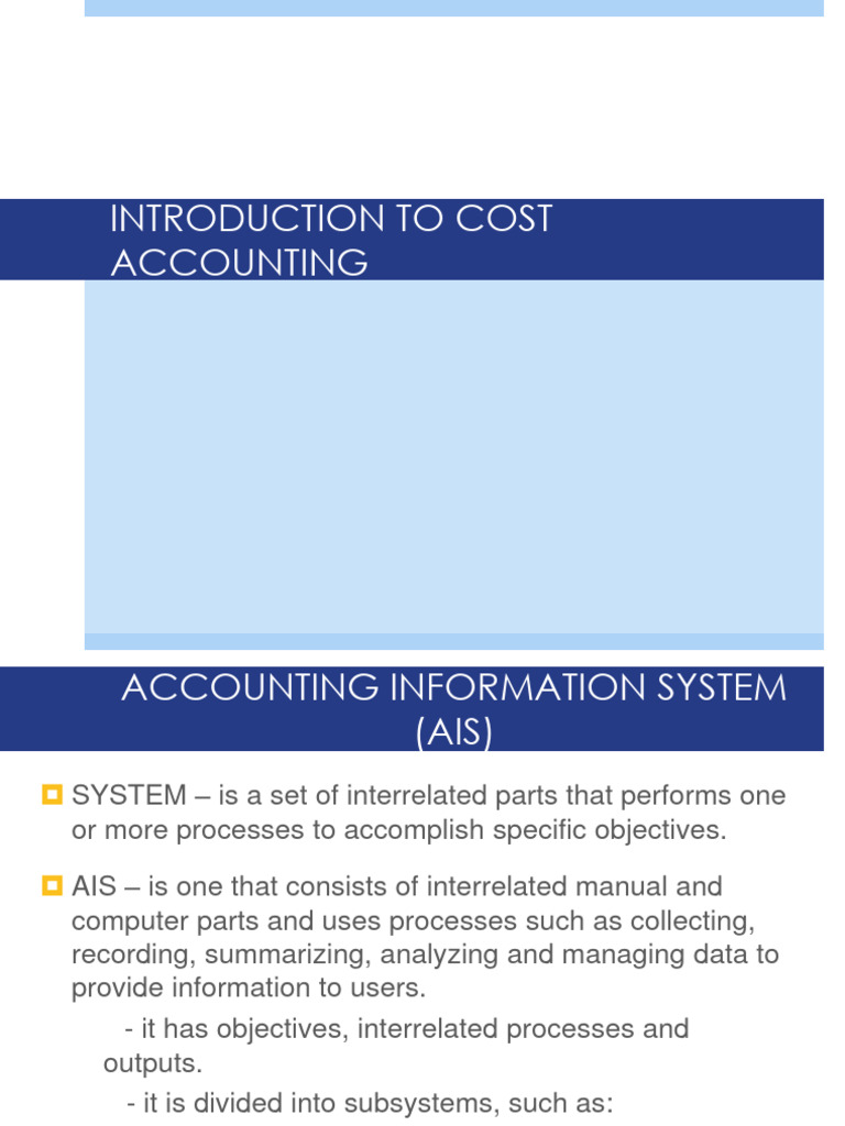 C1 - Intro To Cost Acc 123 2020 | PDF | Decision Making | Accounting