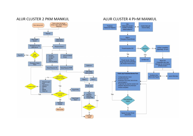 Alur Cluster 2 PKM Mankul | PDF
