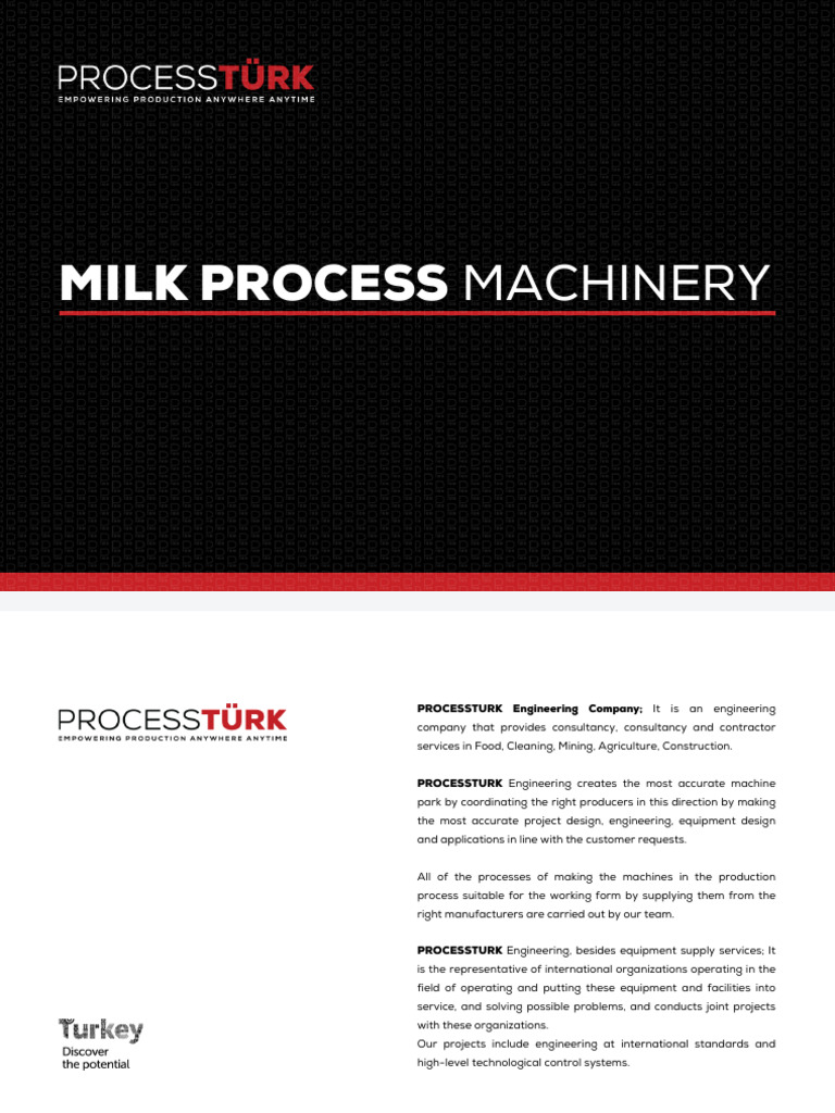 Catalog - Milk Process Machines - Eng | PDF | Engineering | Machines