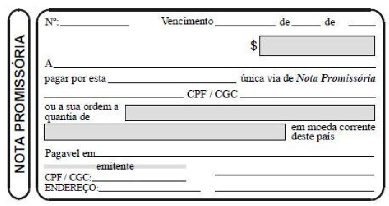 Formulário de Nota Promissória Modelos para Impressão | PDF