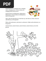 Fall Leaves Mini Book | PDF