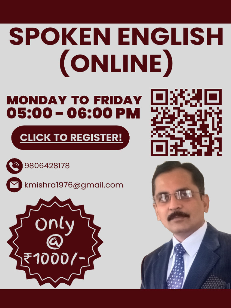 Spoken English - Flyer | PDF