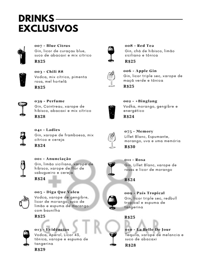 Cardápio MAR24 + Carta Vinhos | PDF | Alimentos