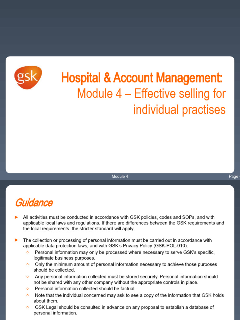 Hospital & Account Management Module 4 - Selling For Individual ...