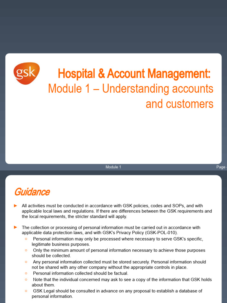 GSK Account Management and Patient Flow | PDF | Medical Prescription ...