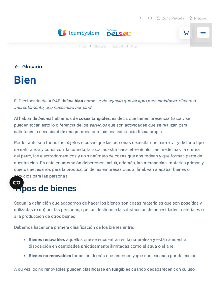 Tipos y Valor de los Bienes | PDF | Bienes | Propiedad