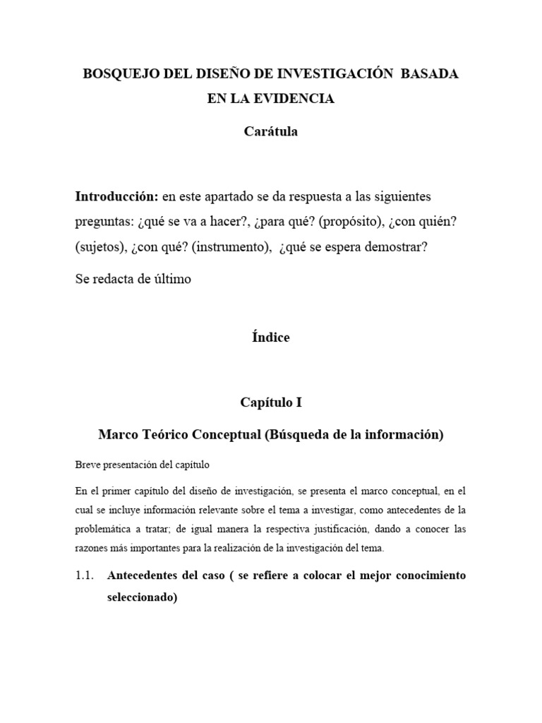 BOSQUEJO DEL DISEÑO DE INVESTIGACIÓN .Final | PDF | Teoría | Conocimiento