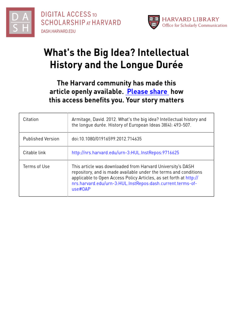 What's the Big Idea? | PDF