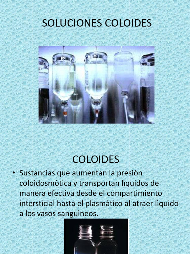 Clase de Coloides | PDF | Química