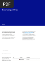 Microsoft 365 Trademark Guidelines 2023 | PDF | Icon (Computing) | Logos