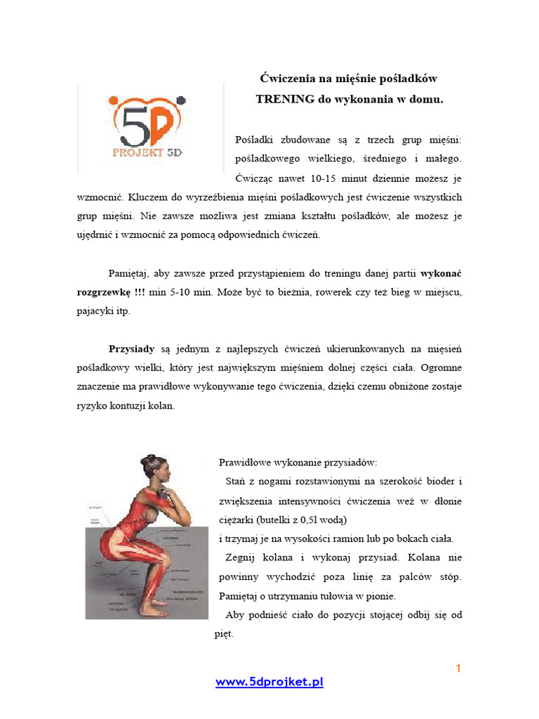 5D Projekt CÌ Wiczenia Na Mieì Sì Nie Posì Ladkoì W | PDF