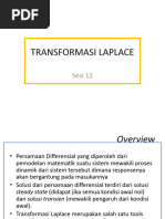 Tabel Transformasi Laplace | PDF
