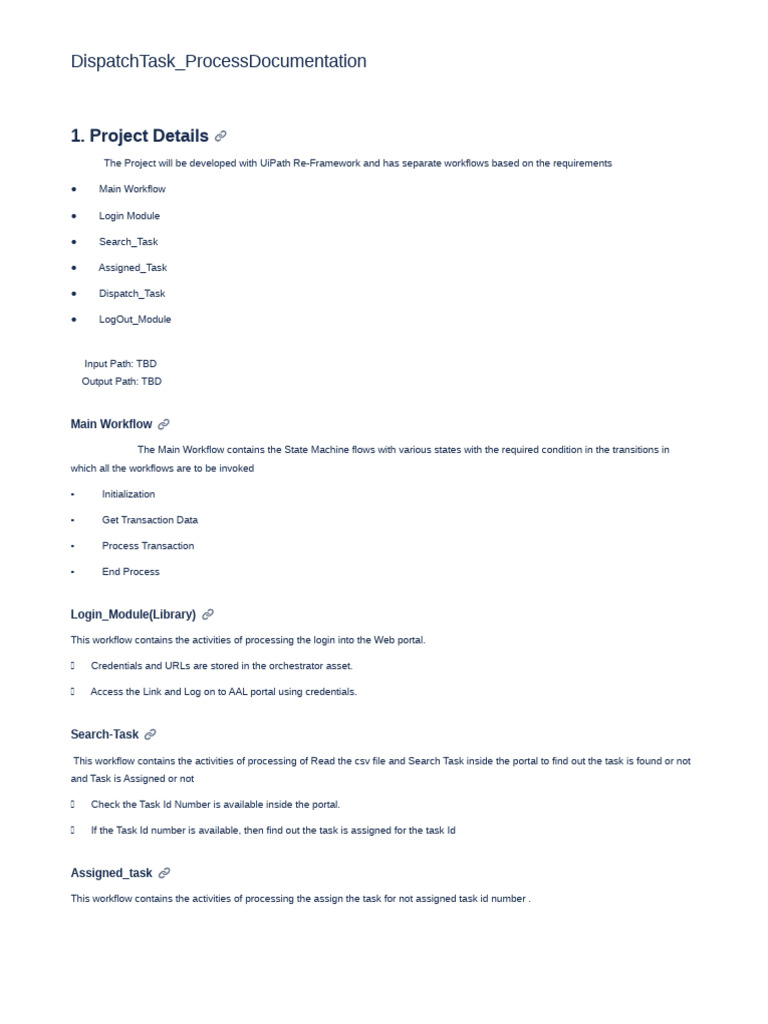 UiPath Dispatch Task Process Guide | PDF | Parameter (Computer ...