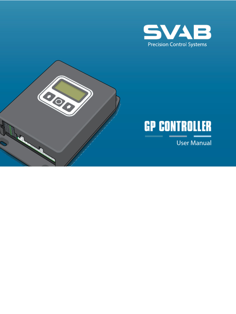 User Manual GP Controller V.2.5-En | PDF | Menu (Computing) | Valve