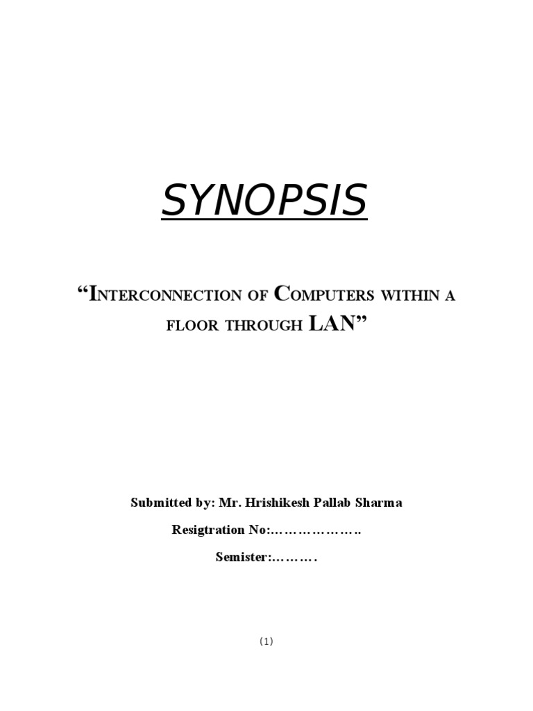 LAN Project for Computer Interconnection | PDF | Local Area Network ...