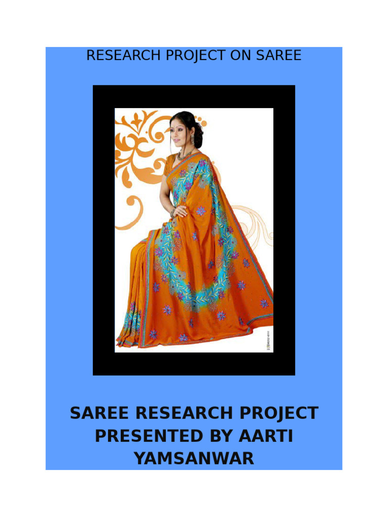 Saree | PDF | Softlines (Retail) | Fashion
