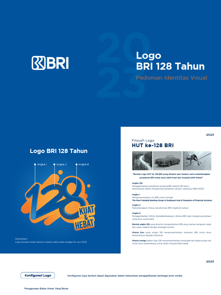 Guideline Logo Hut Ke-128 Bri | PDF