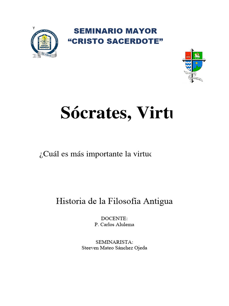Virtud y Conocimiento-Proyecto | PDF | Felicidad | Virtud