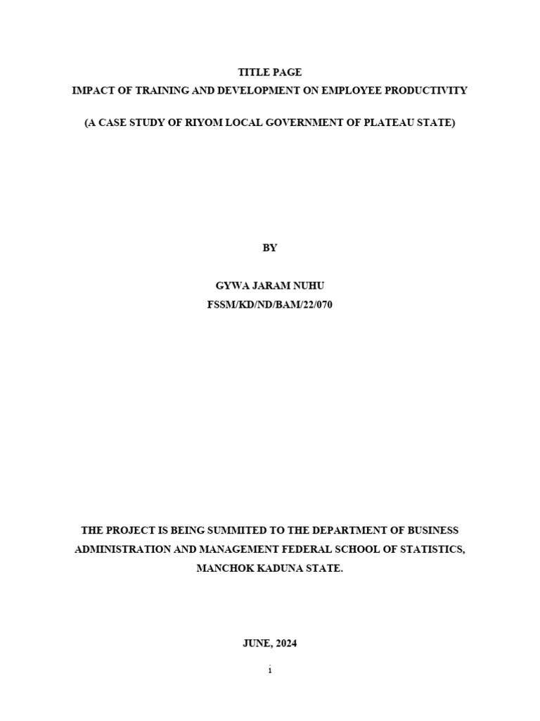 Title Page | PDF | Validity (Statistics) | Scientific Method