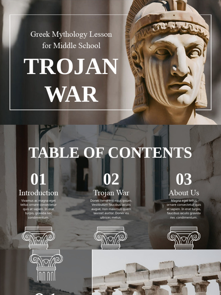 Greek Mythology Lesson for Middle School Trojan War | PDF Greek Mythology Lesson for Middle School Trojan War | PDF