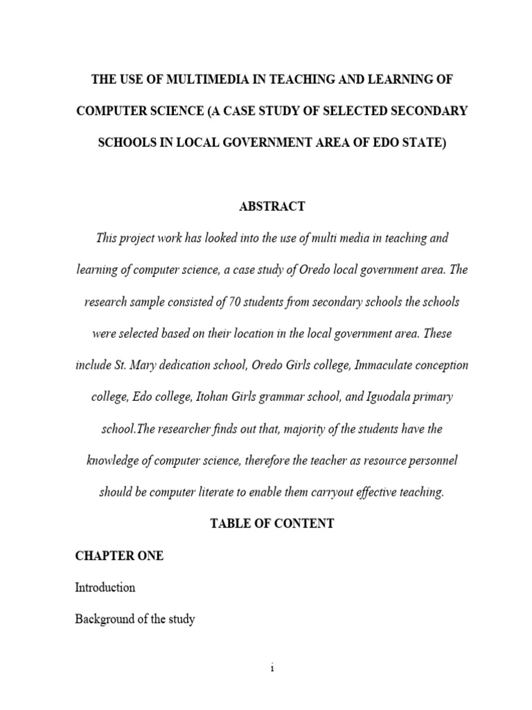 41263.601 The Use of Multimedia in Teaching and Learning of Computer Science 3063 | PDF ...