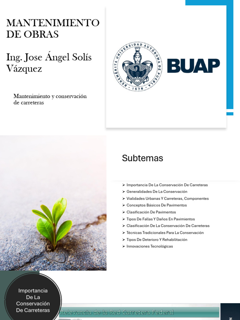 Mantenimiento de Obras Pavimentos | PDF