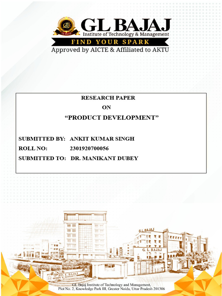 Research Paper | PDF | New Product Development | Data