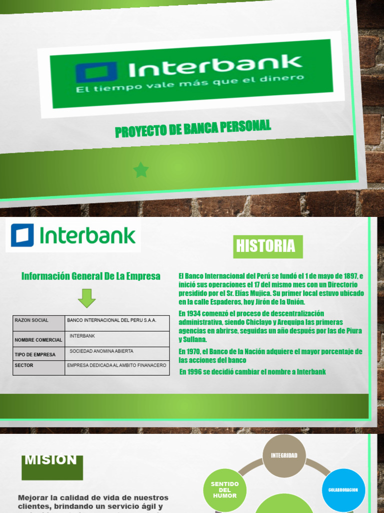interbank | PDF | Bancos | Servicios financieros