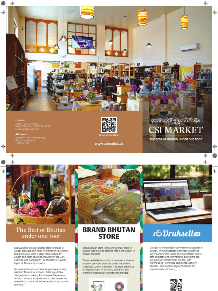 CSI MARKET- Trifold Brochure 2024 | PDF