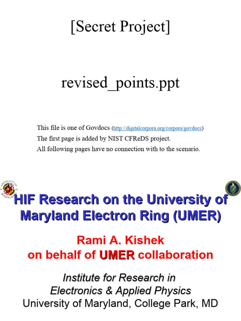 (Secret Project) Revised Points | PDF | Electrical Engineering | Physical Sciences