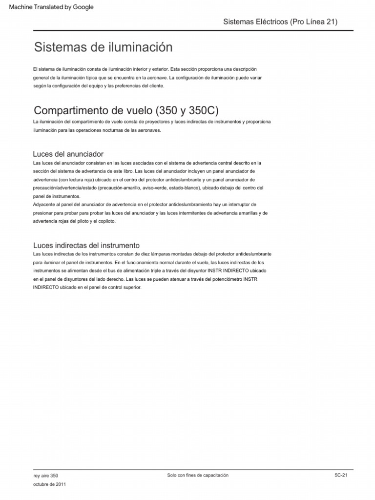b350 Luces Proline 21 | PDF | Cambiar | Bienes manufacturados