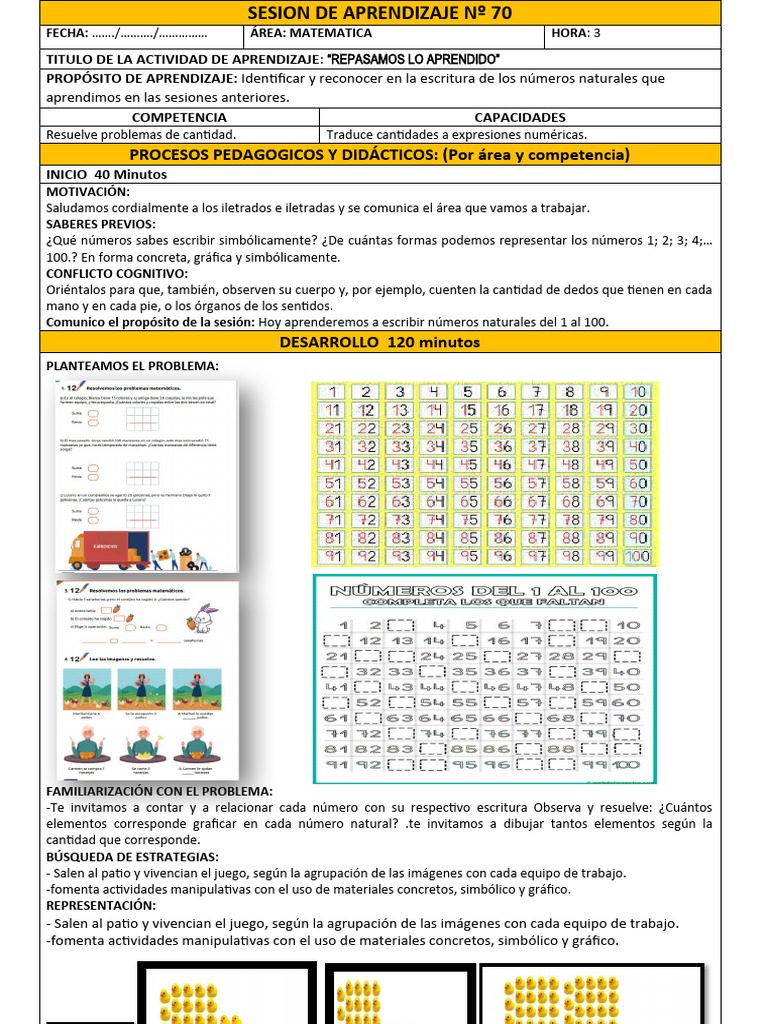Sesion de Aprendizaje 70 | PDF | Aprendizaje | Modificación de comportamiento