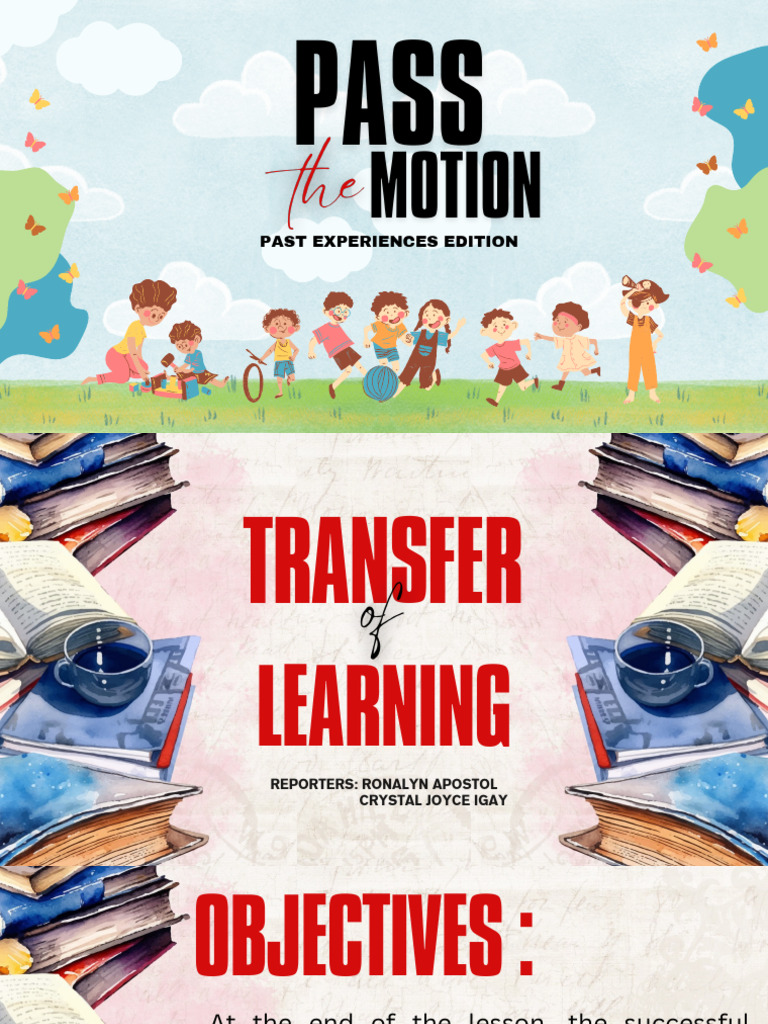 Transfer-Of-Learning - 20240602 131038 0000 | PDF | Learning | Motivational