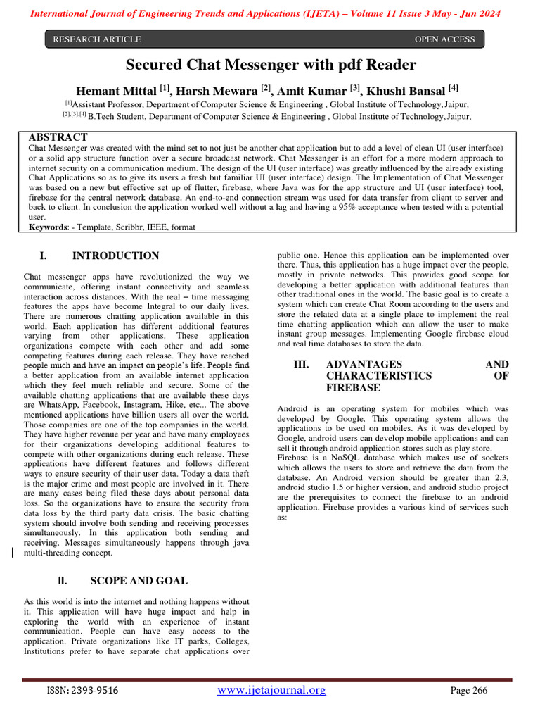 (IJETA-V11I3P47) :hemant Mittal, Harsh Mewara, Amit Kumar, Khushi ...