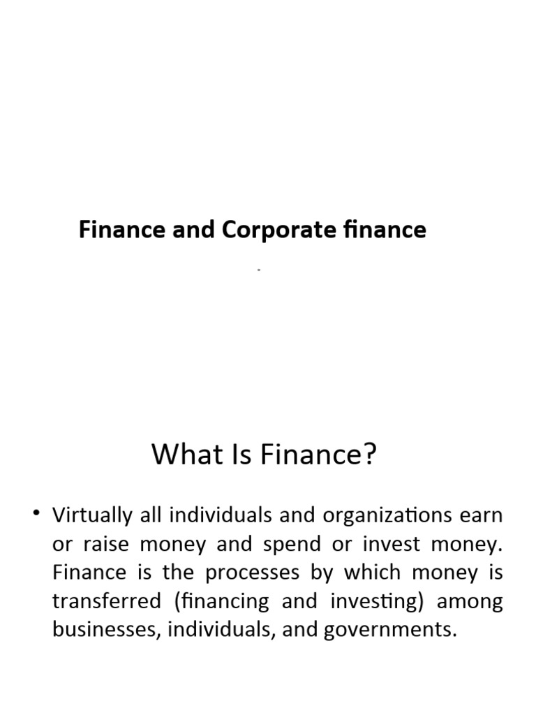 Introduction To Corporate Finance | PDF | Capital Structure | Dividend