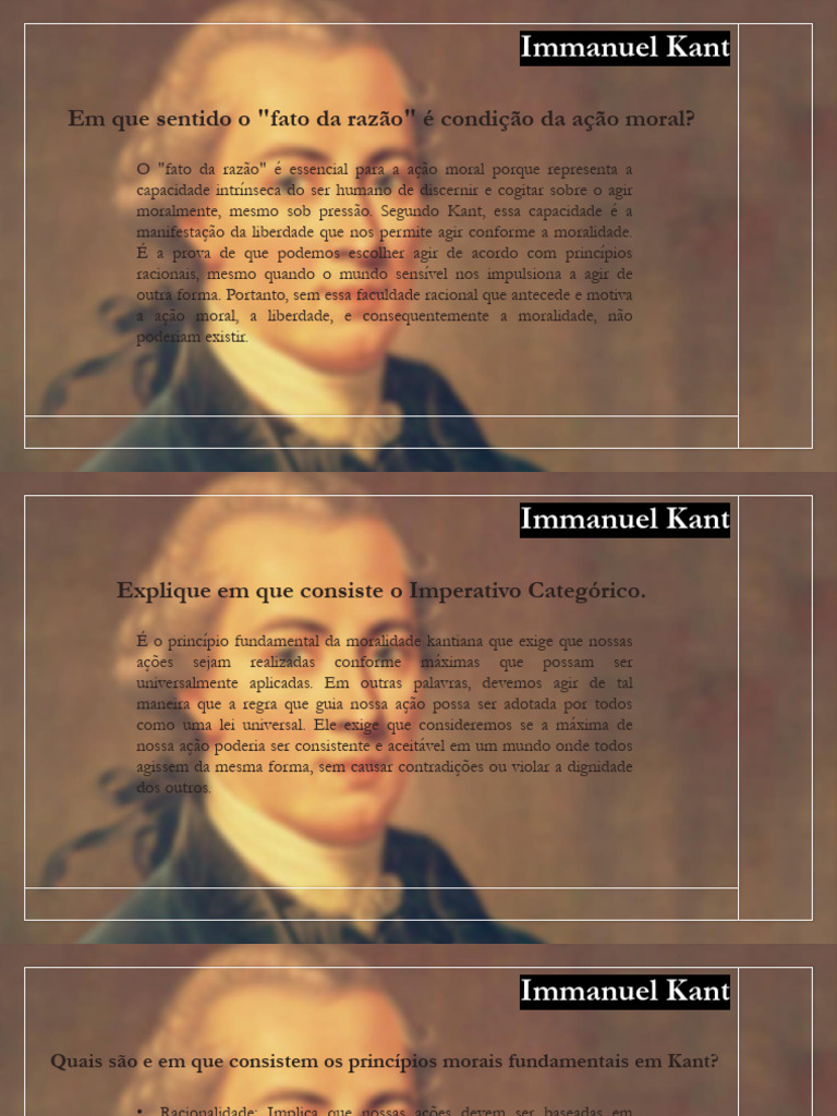 Immanuel Kant - Introdutório | PDF | Immanuel Kant | Moralidade