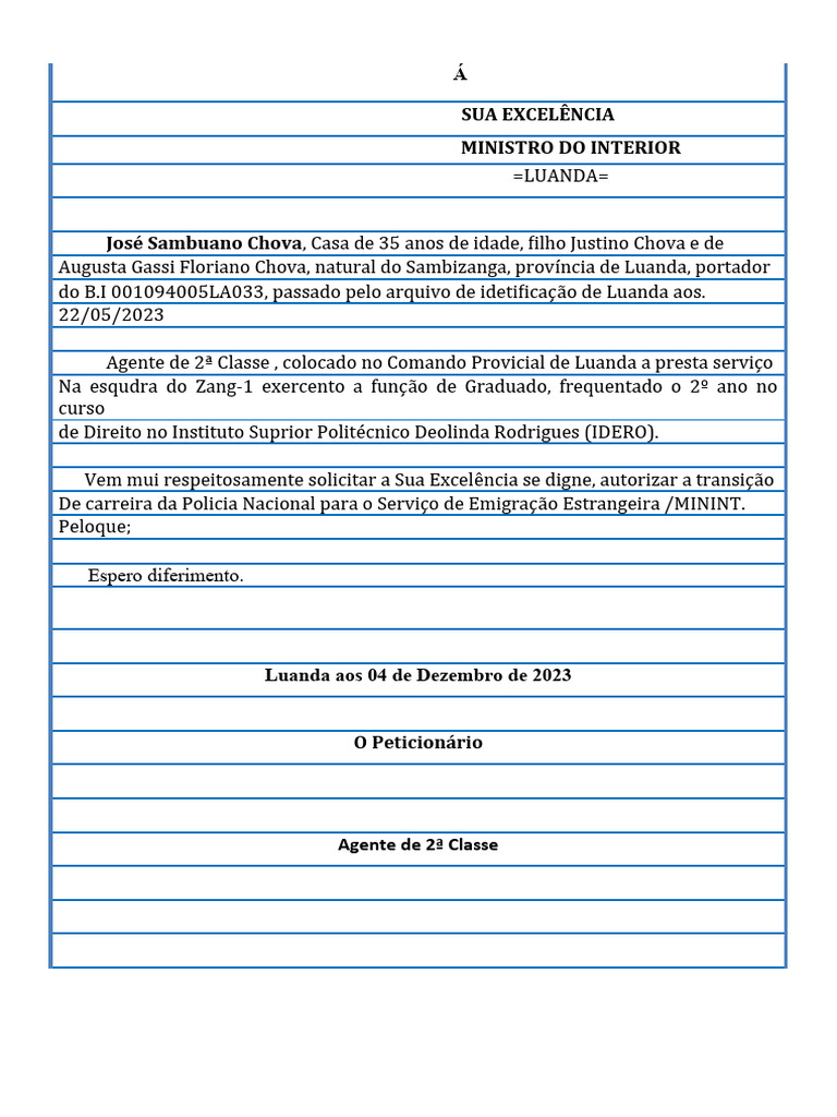 declaração cedência DE TERRENO | PDF