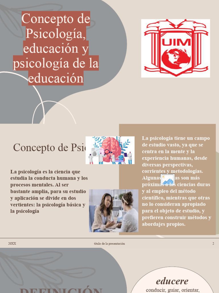 Que Es Educación, Psicología y Psicología de La Educación | PDF | Sicología | Aprendizaje