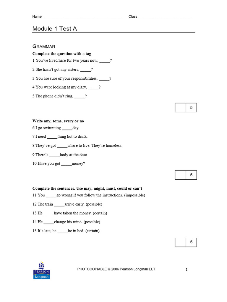 Test 1A | PDF | Grammar | Linguistic Morphology