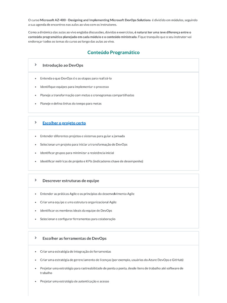 Conteudo Programatico | PDF